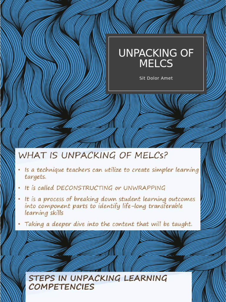 Unpacking-of-MElcs | PDF