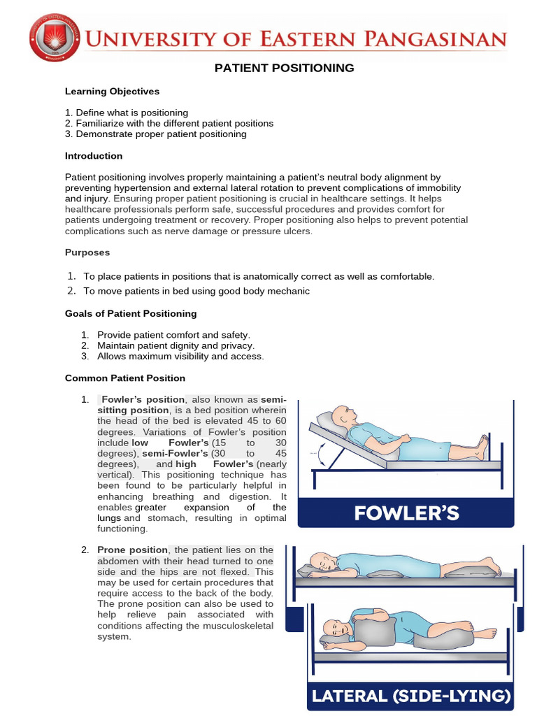 Positioning Module-M100 | PDF | Pelvis | Anatomical Terms Of Motion