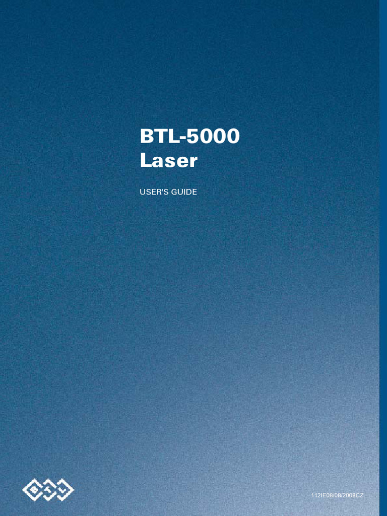 BTL Laser 5000 - User Manual | PDF | Laser | Radiation