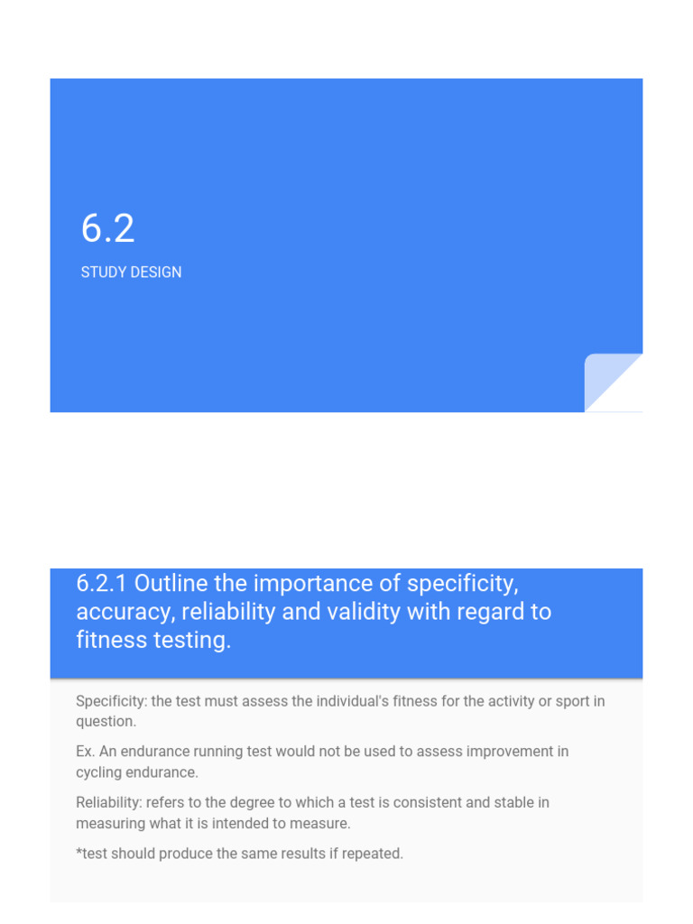 6.2_study_design | PDF | Experiment | Validity (Statistics)