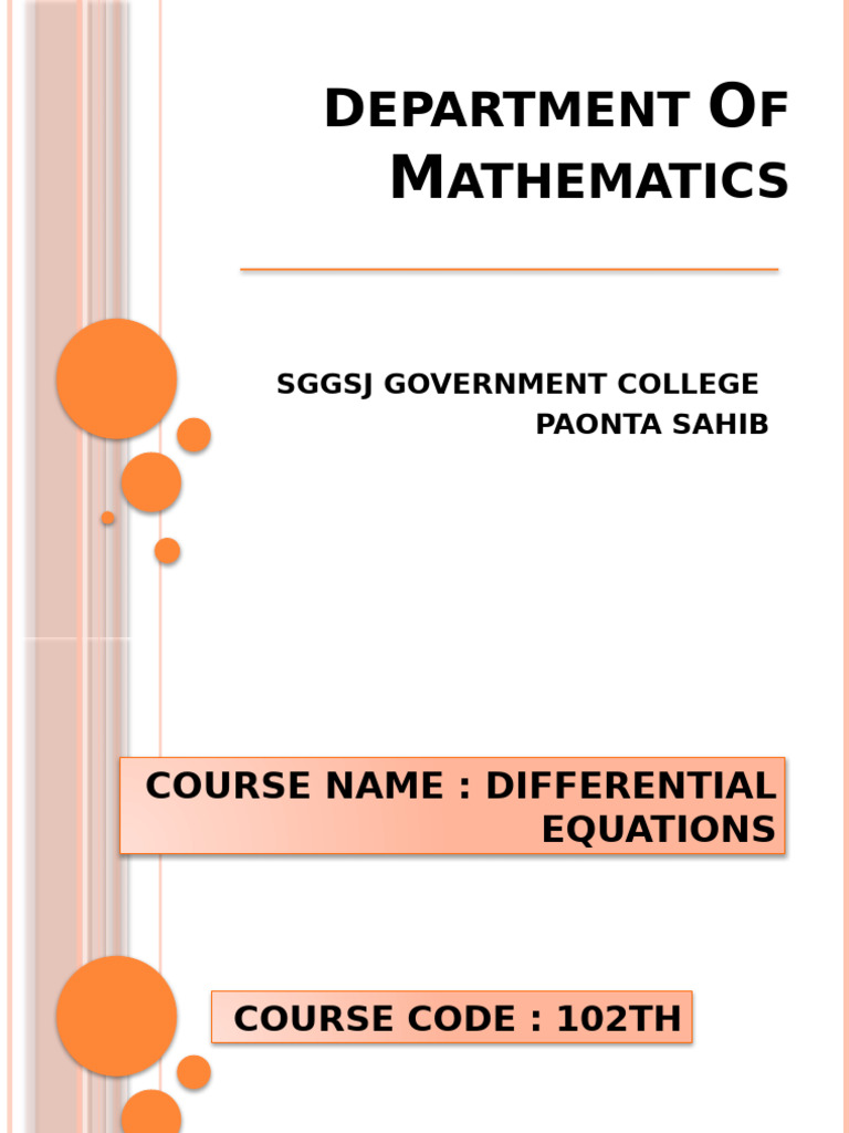 Clairaut's Equation | PDF
