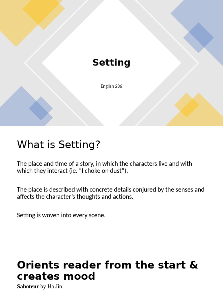 236 - Setting | PDF