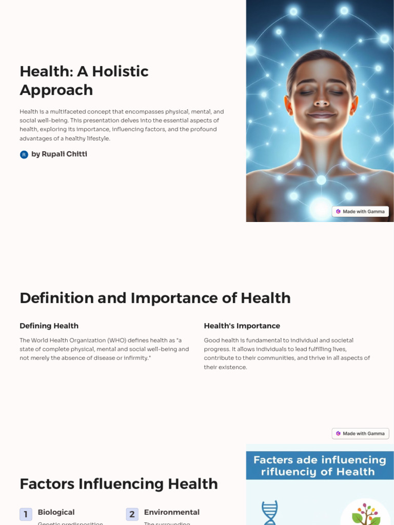 Health-A-Holistic-Approach | PDF | Chronic Condition | Cancer