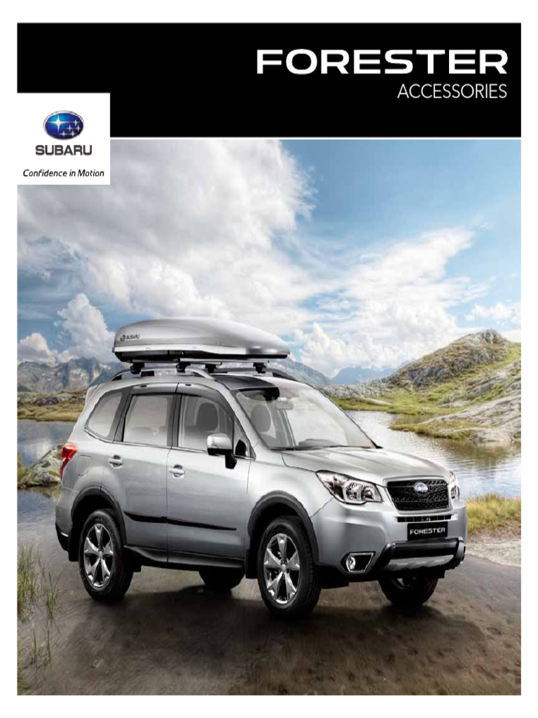 Subaru Forester Genuine Accessories Guide | PDF | Trailer (Vehicle ...