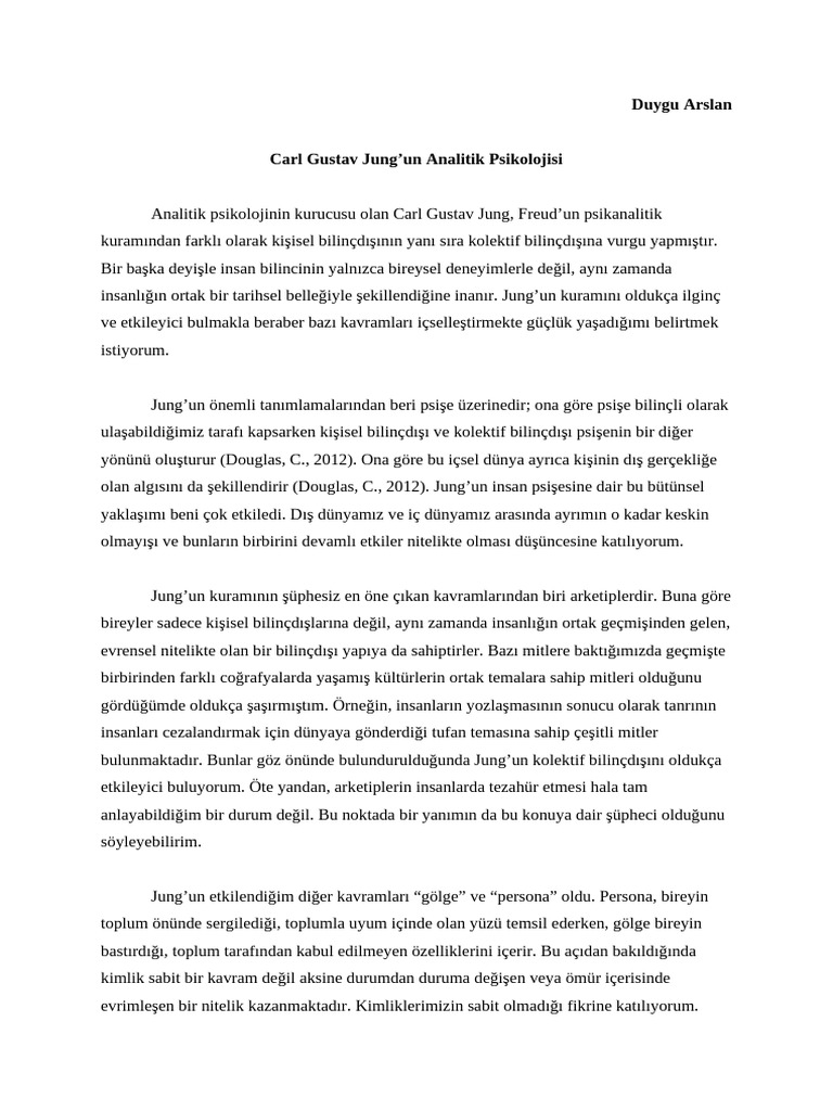Jung Reaction Paper | PDF