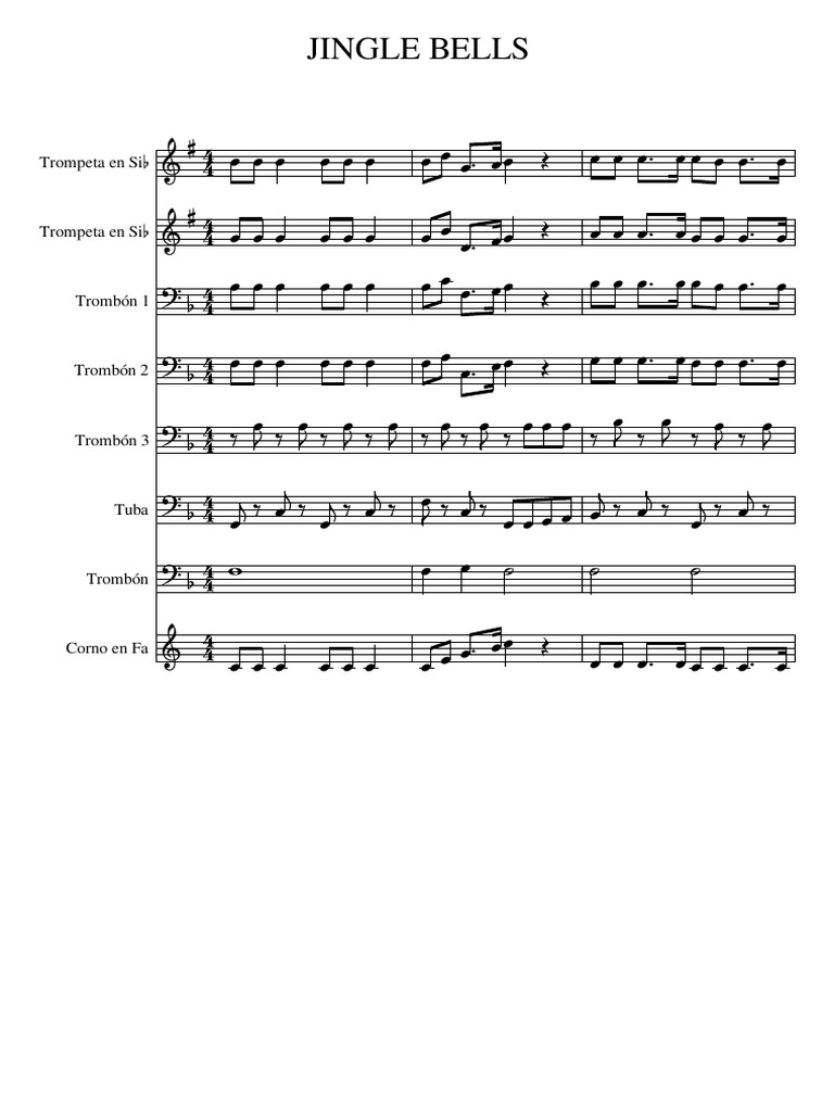 NAVIDAD-Partitura y Partes | PDF