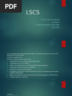 Lscs Operative Notes | PDF | Surgical Suture | Medical Specialties
