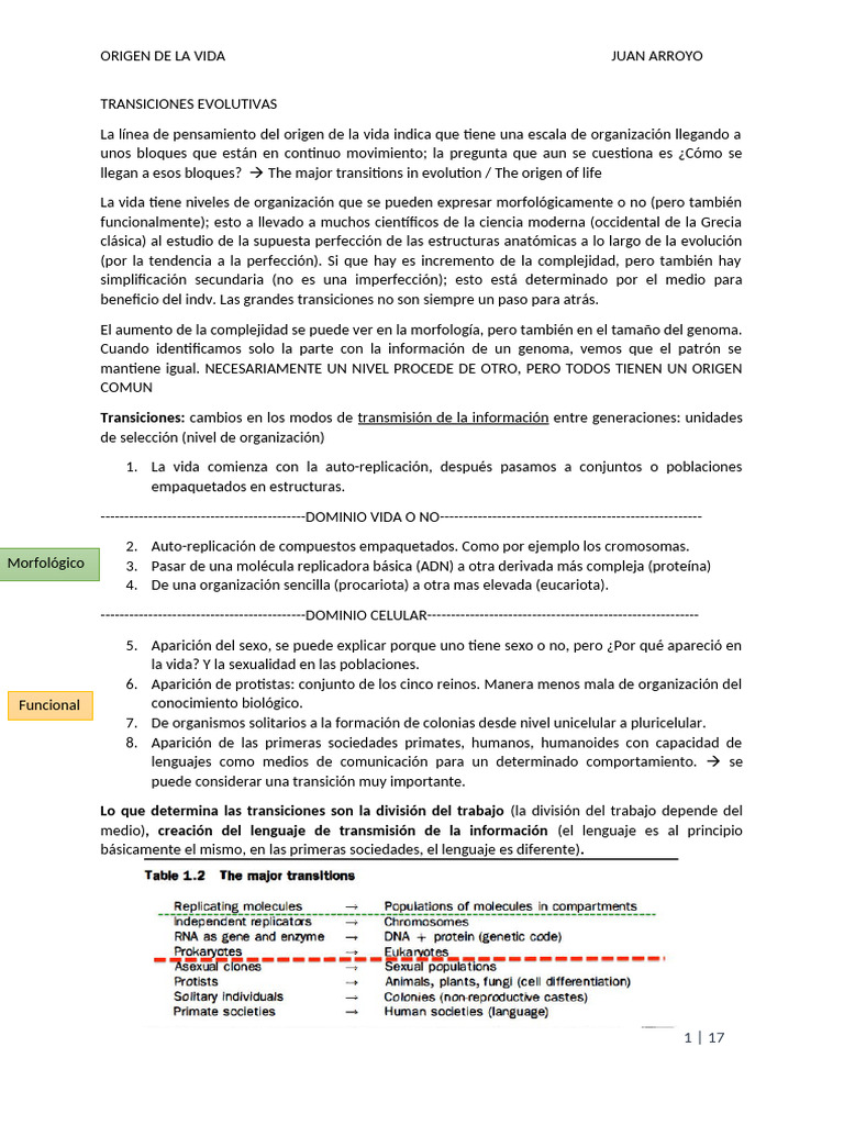 Wuolah Free TEMA 2 (1) | PDF | Evolución | Biología Celular)