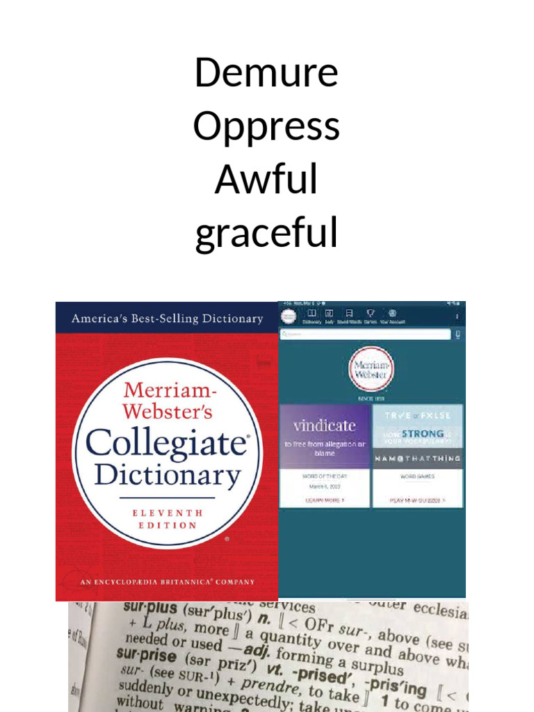 Clarify Meaning Dictionaries Thesaurus | PDF | Word | Dictionary