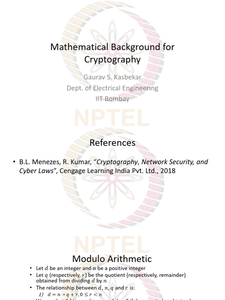 10 Cryptography Math Background | PDF | Algebra | Abstract Algebra