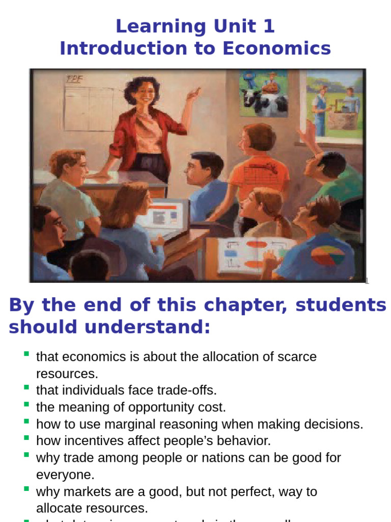 LU1 Introduction To Economics | PDF | Economics | Inflation