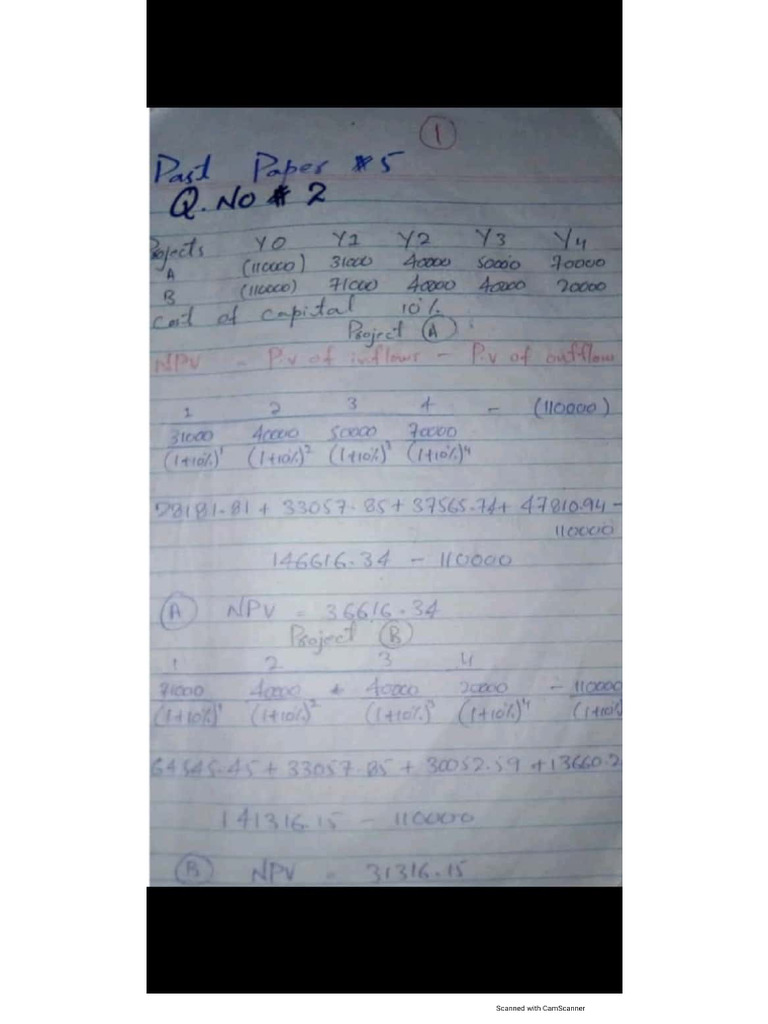 F.M Solved Past Papers | PDF
