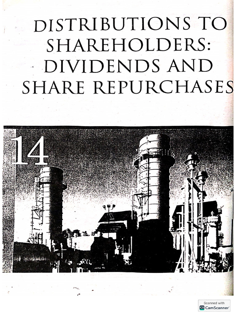 Fm Ch14 Dividend Share Repurchases Pdf