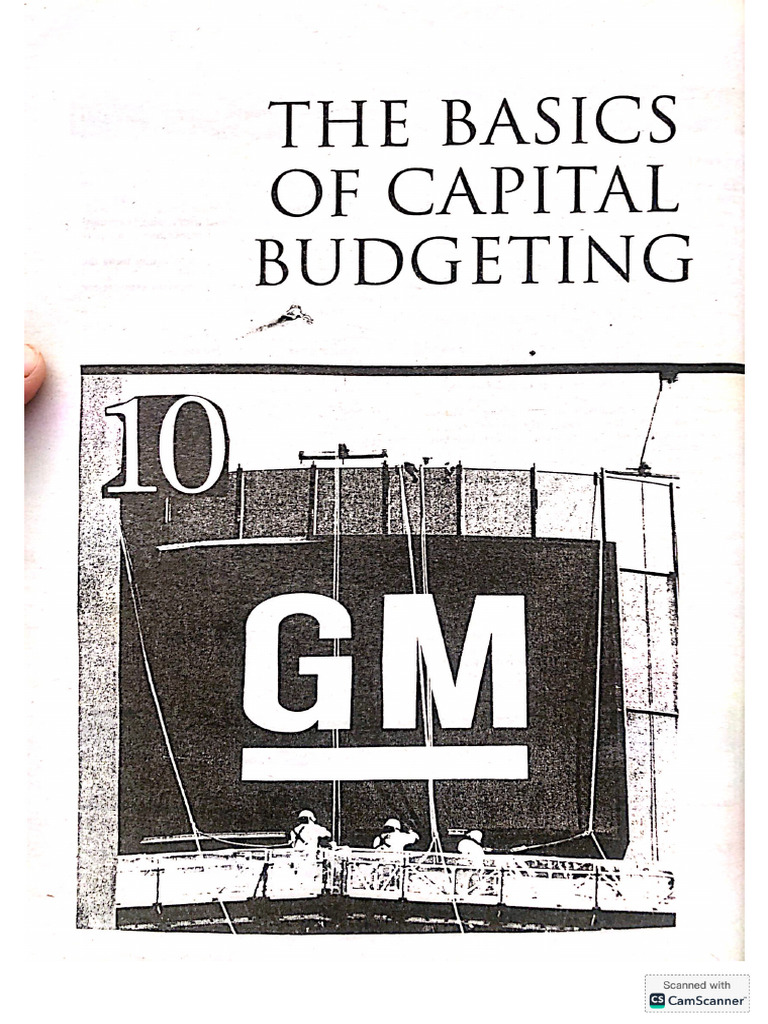 FM Ch10 The Basics of Capital Budgeting | PDF