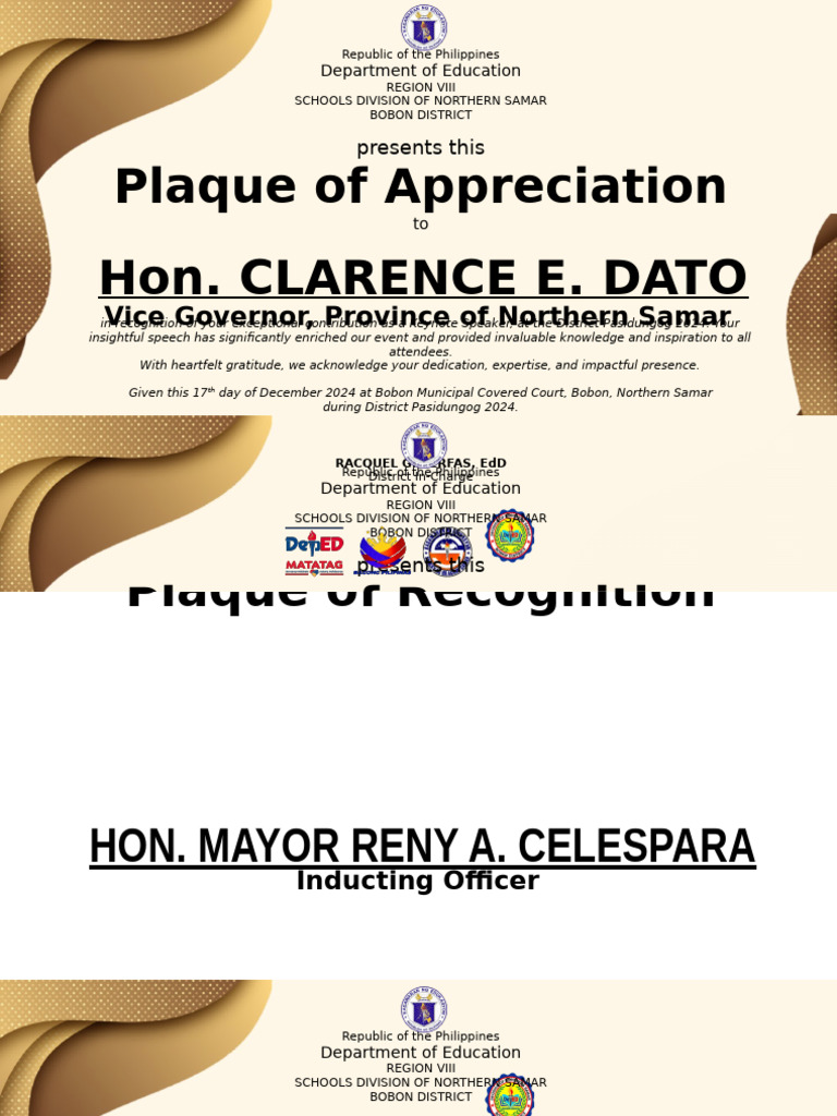 Certificate Pasidungog Leadership | PDF