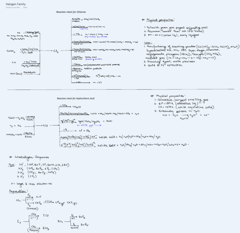 Halogen Family. | PDF