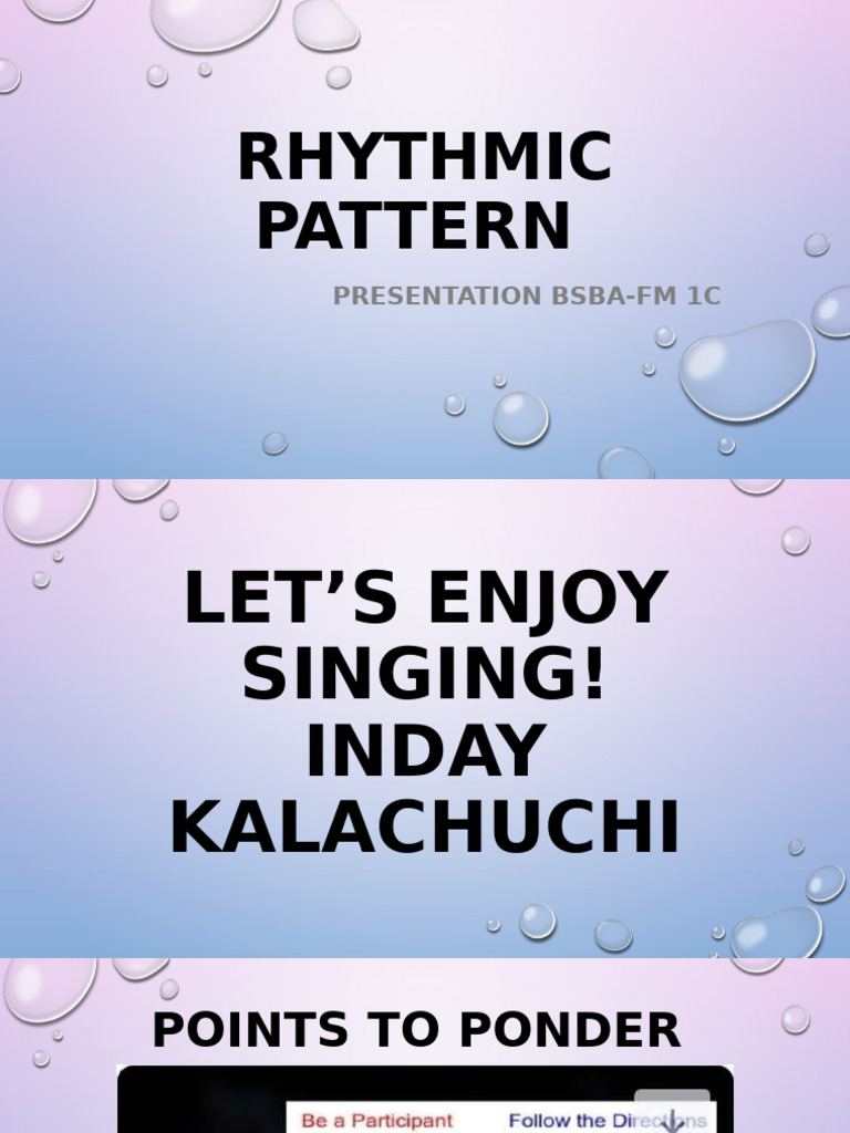 Understanding Rhythmic Patterns | PDF