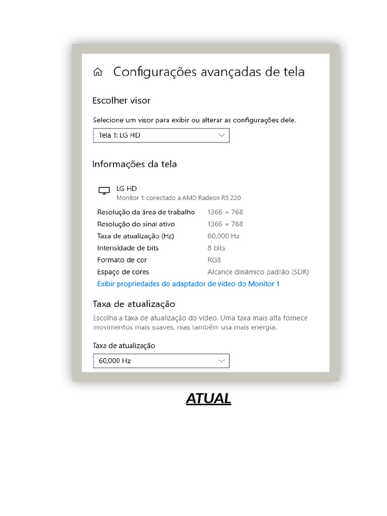 Comparativo Telas | PDF