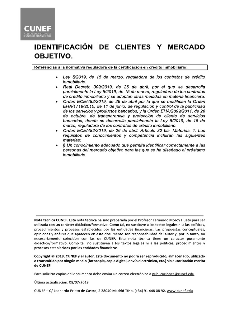 10.- IDENTIFICACIÓN DE CLIENTES Y MERCADO OBJETIVO | PDF