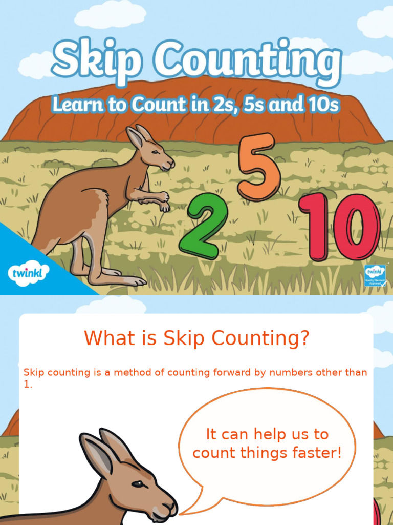 Skip Counting Techniques for Kids | PDF