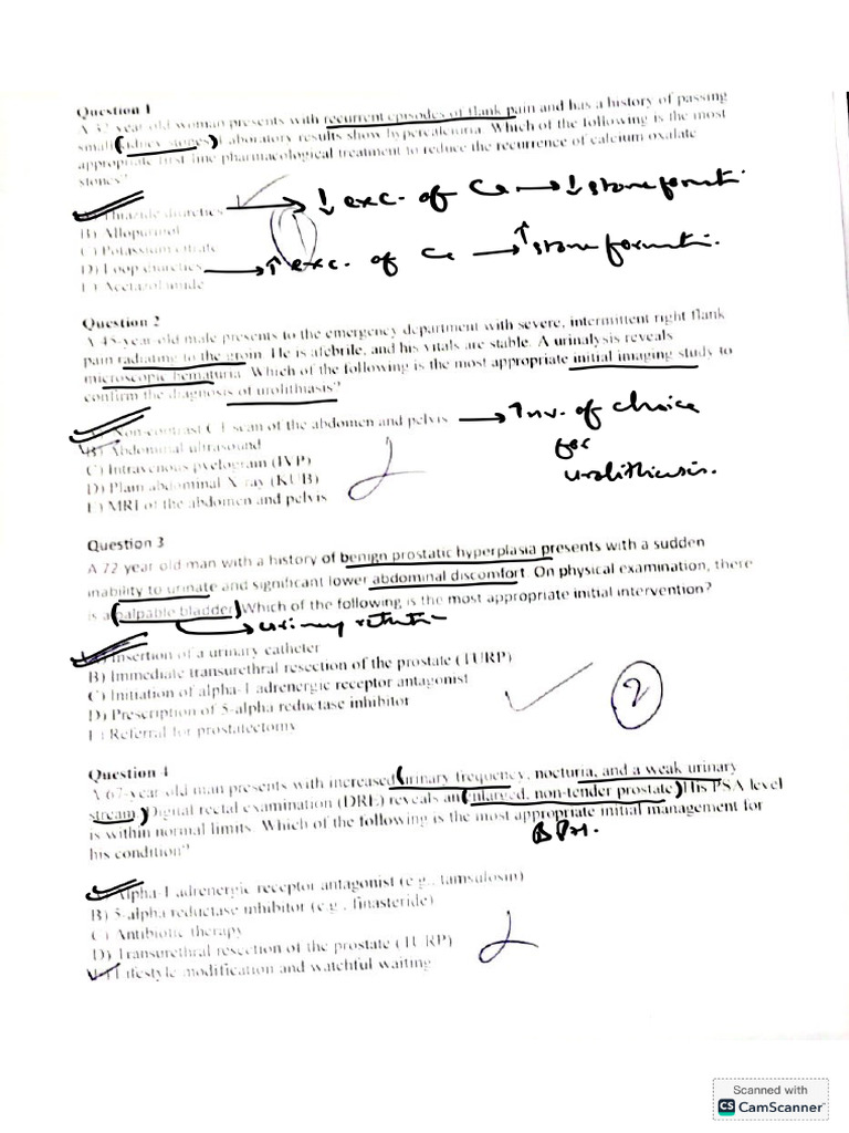 Uro Ward Test (2) - 241202 - 211153 | PDF
