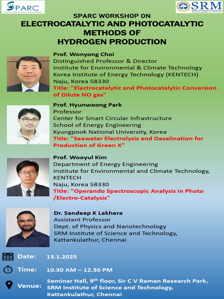 Sparc Workshop Invitation 13.01.2025 | PDF