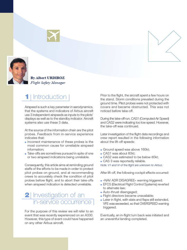 Pitot Probe Maintenance and Safety Tips | PDF | Airspeed | Aircraft