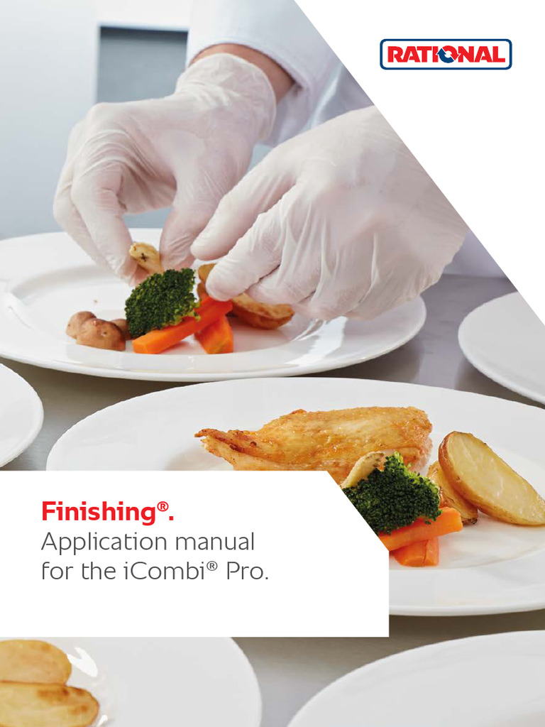 Application Manual Finishing Icombi Pro English Us | PDF | Cooking ...