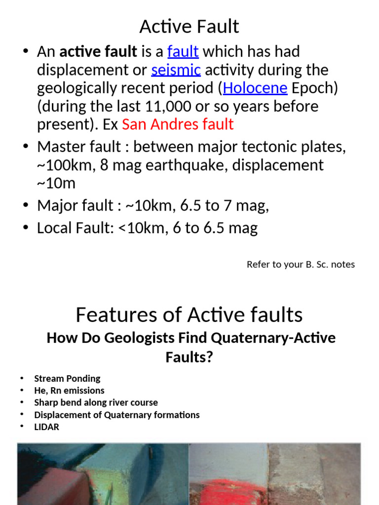 Active Fault | PDF