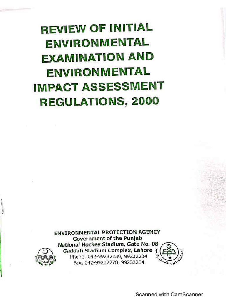 IEE and EIA Regulations 2000 - 11zon (2) - 0 | PDF