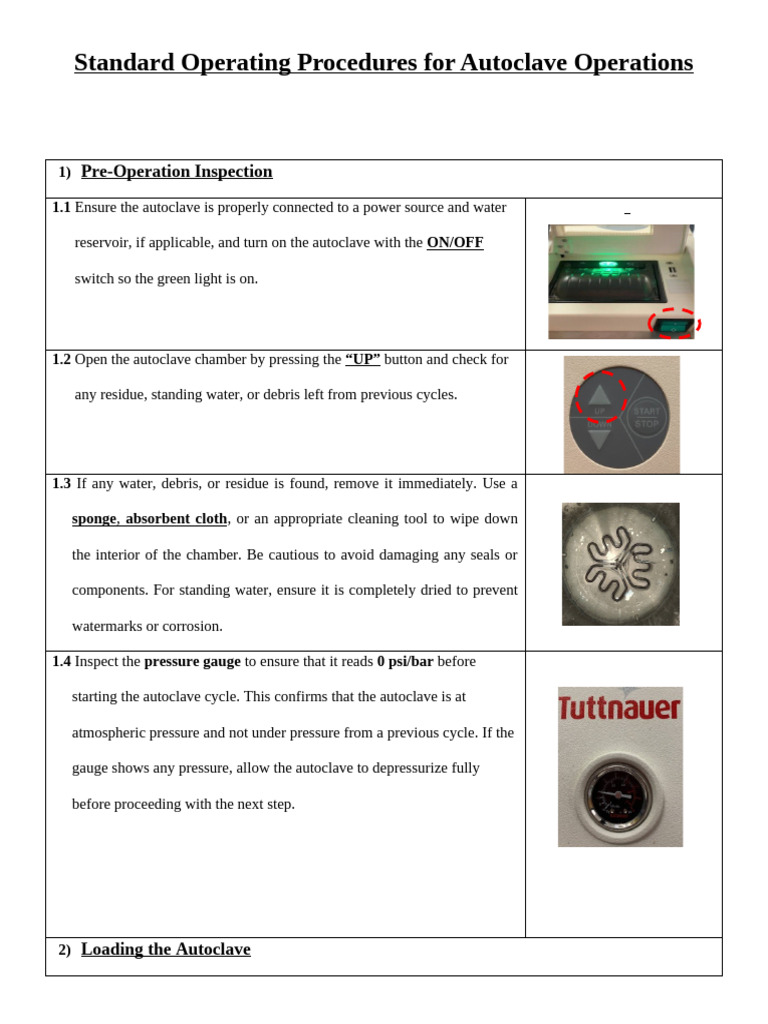 Autoclave Quick Start Guide | PDF | Sterilization (Microbiology) | Steam