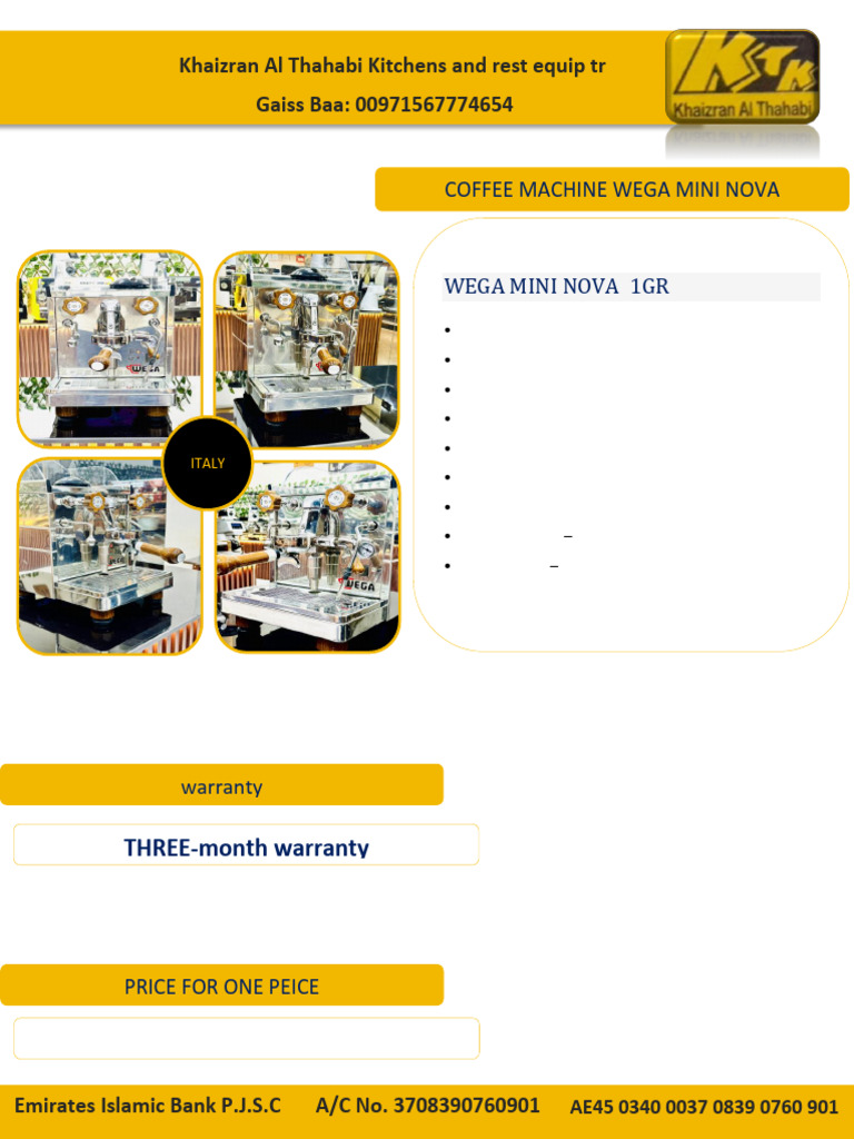 Wega Mini Nova 1G | PDF