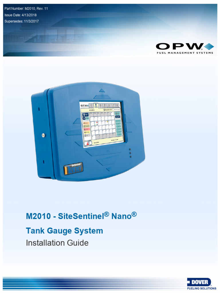 M2010 SiteSentinel Nano Installation Manual | PDF | Computer Terminal ...