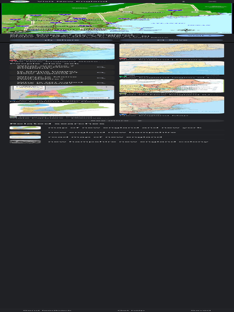 Map of New England - Google Search | PDF