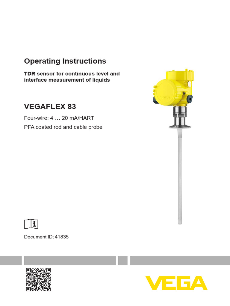 41835 en Vegaflex 83-4-20 Ma Hart Four Wire Pfa Isolated | PDF ...