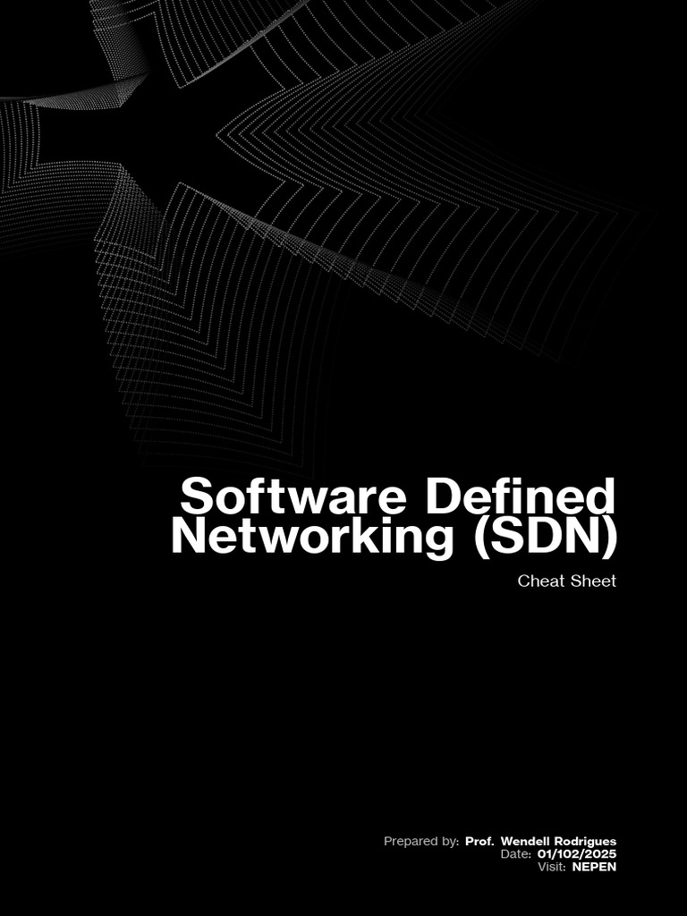 SDN_Cheat_Sheet | PDF | Computer Network | Service Industries