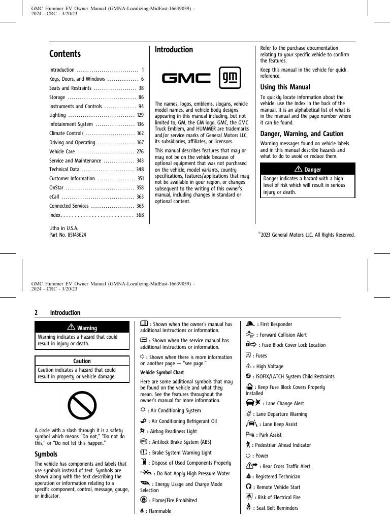 GMC Hummer Ev 2024 | PDF | Transportation Engineering | Land Vehicles