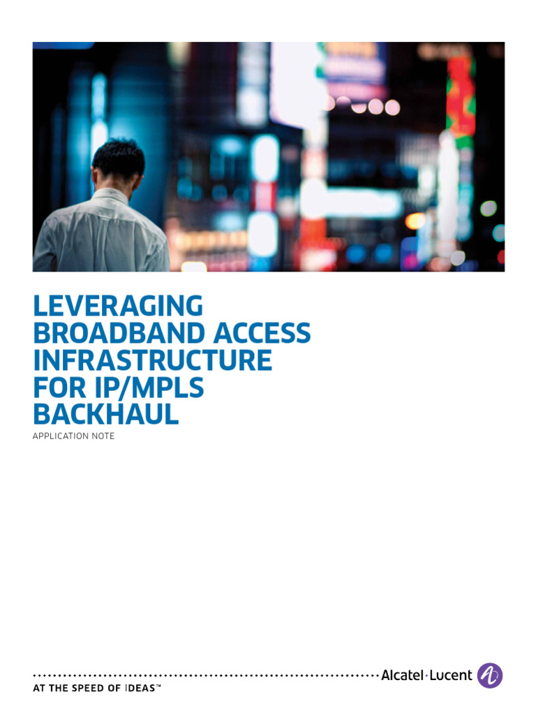 Oct 2011 Leveraging Broadband For IP MPLS Backhaul EN AppNote | PDF ...
