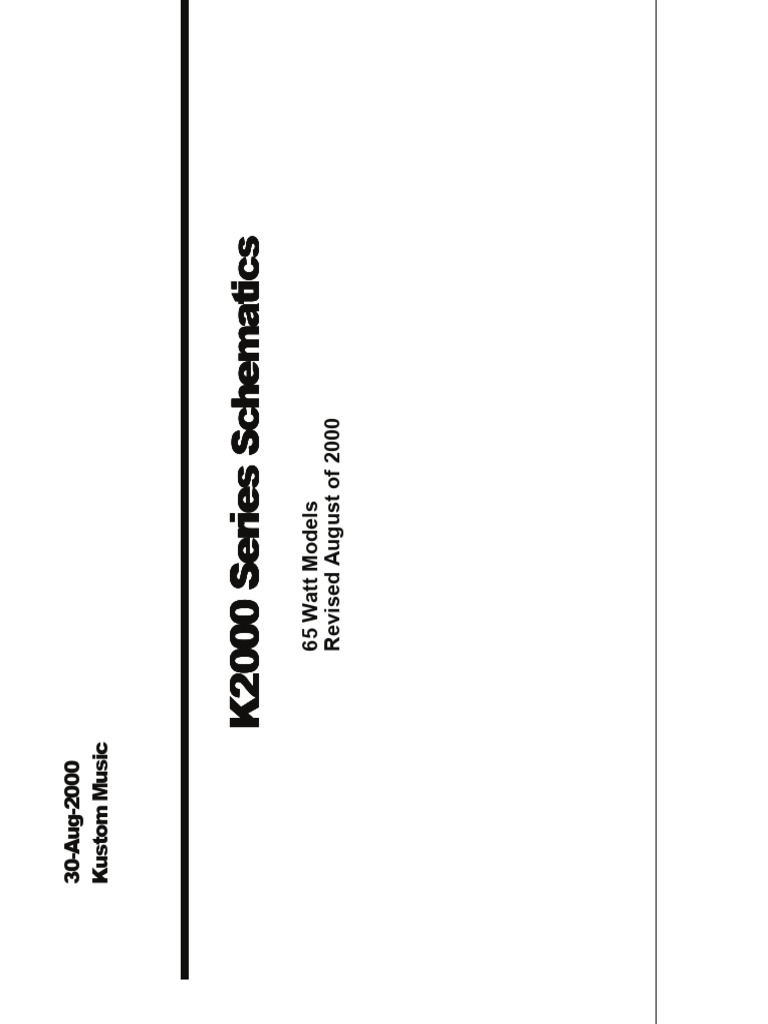 K2000 65watt 20AUG00 | PDF