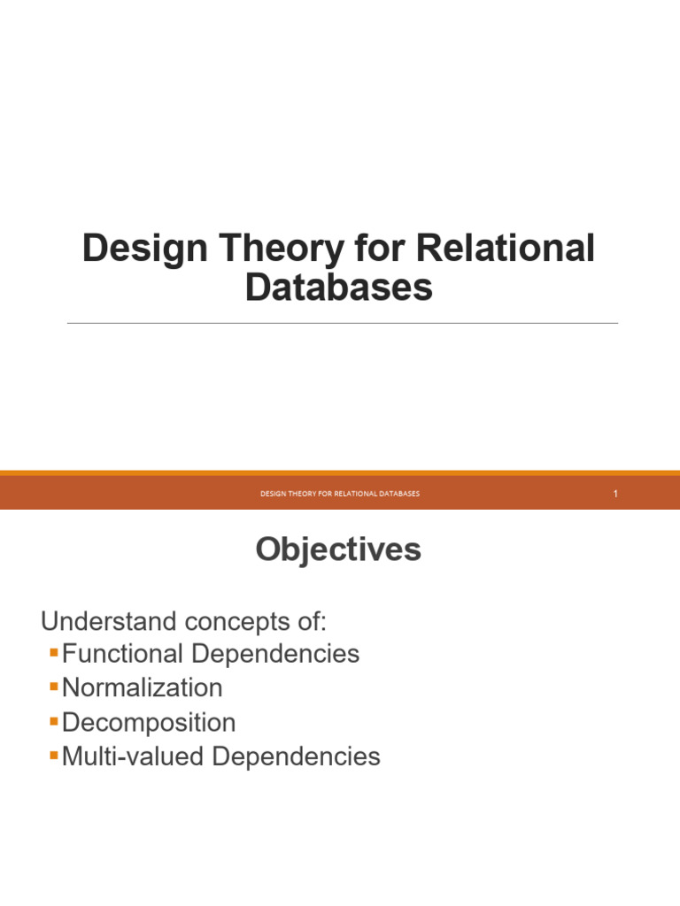 Design Theory For Relational Databases - Readmore | PDF | Relational Model | Databases