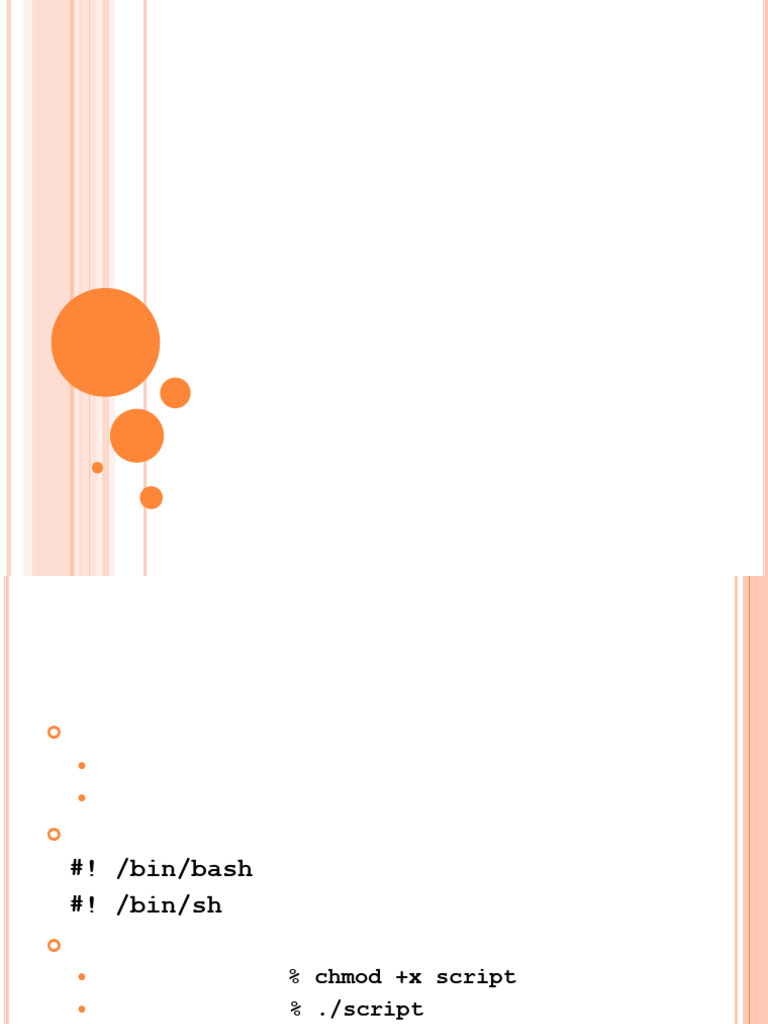 UNIX Commands and Scripting 6 | PDF | Parameter (Computer Programming) | Control Flow