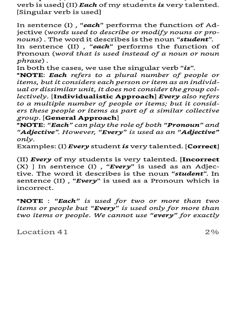 120 Important Rules of Grammar | PDF