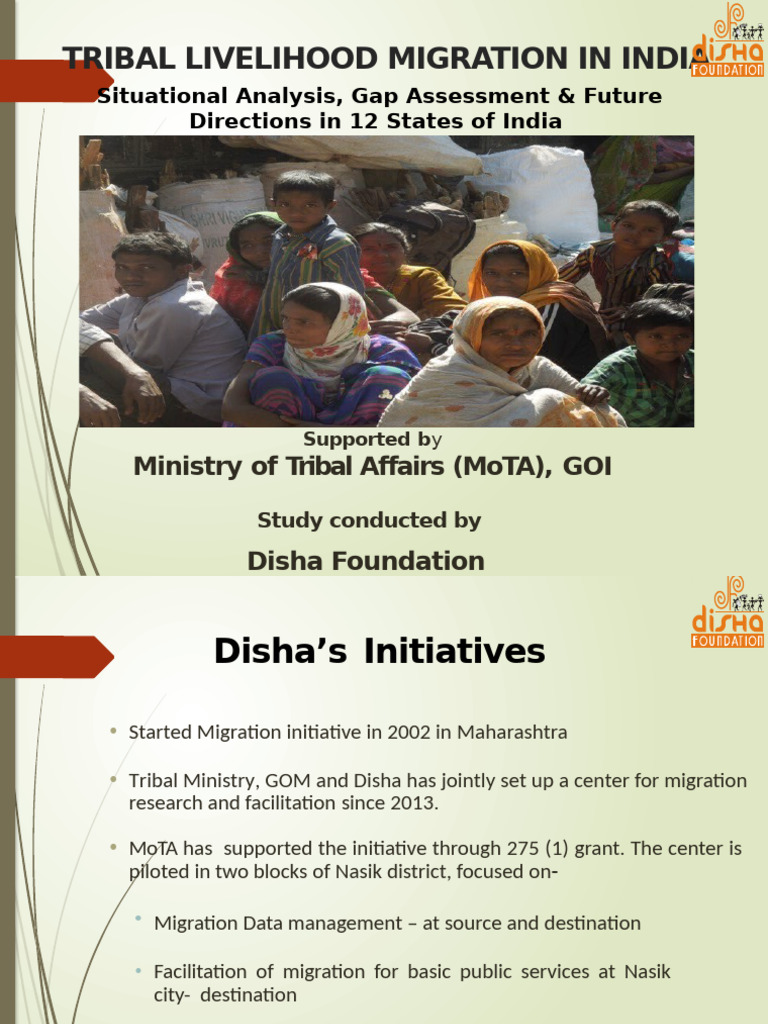 Delhi DISHA Consolidated MoTA PPT 9.1.2020 | PDF | Human Migration ...