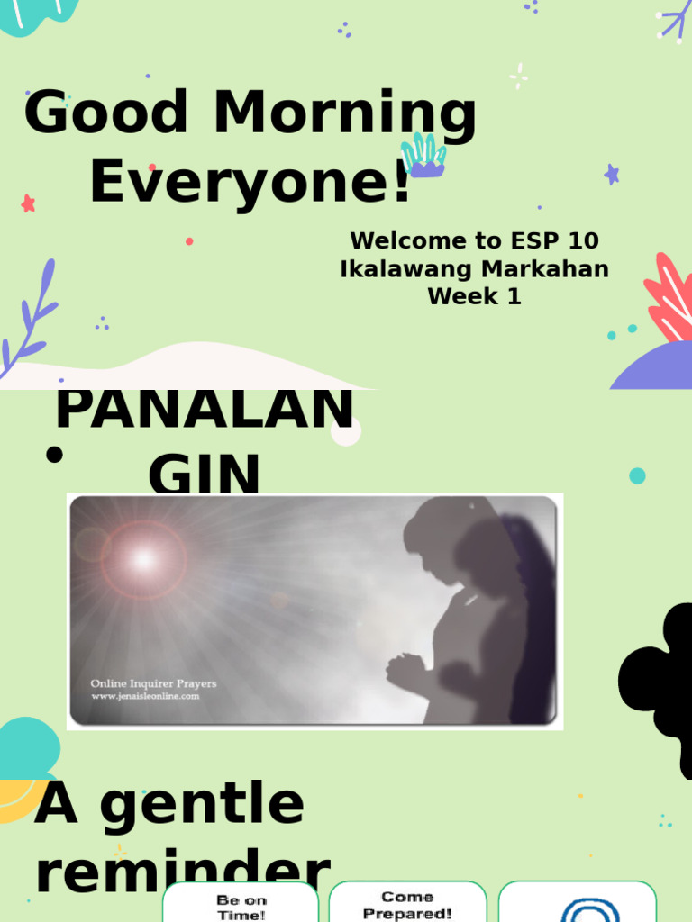 Esp10 q2 Week 1 PPT Lesson 3 | PDF
