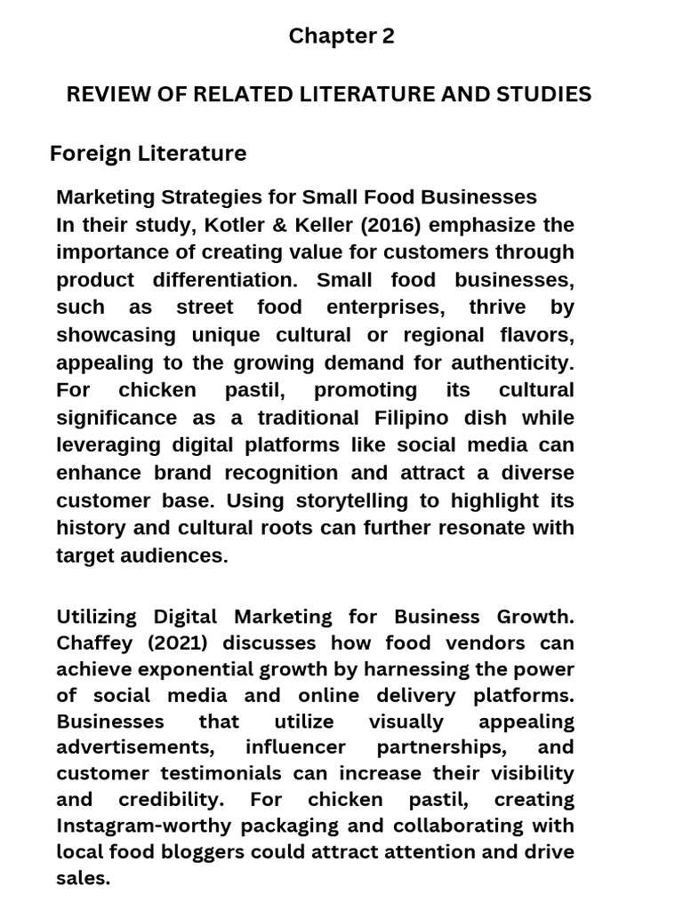 Practical Research Chapter 2 | PDF | Pricing | Marketing