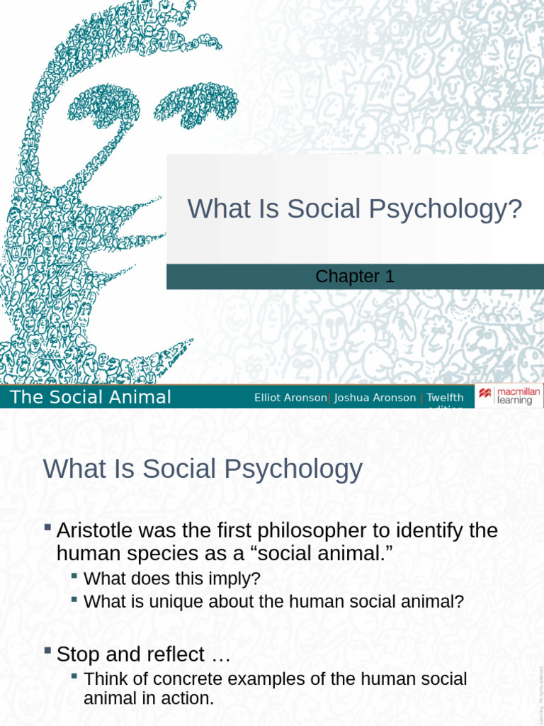 ARONSON_12e_CH01-1 | PDF | Social Psychology | Psychology