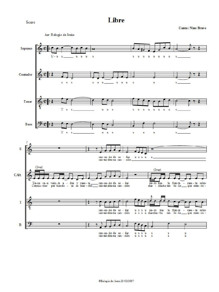 Libre Satb | PDF