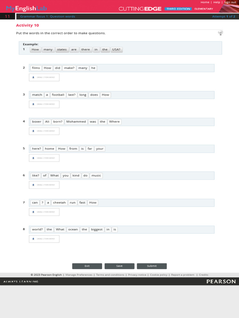 Activity 10 - Mode Solve - UNIT 11 NATURE Grammar Focus 1 Question ...