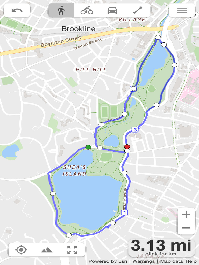 How far did I run - Create running maps with On The Go Map | PDF