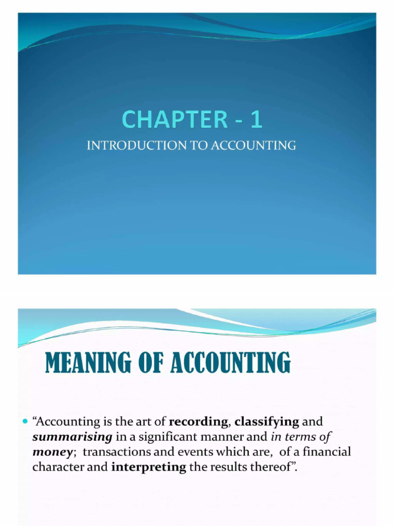 FABM 1 Chapter 1 | PDF